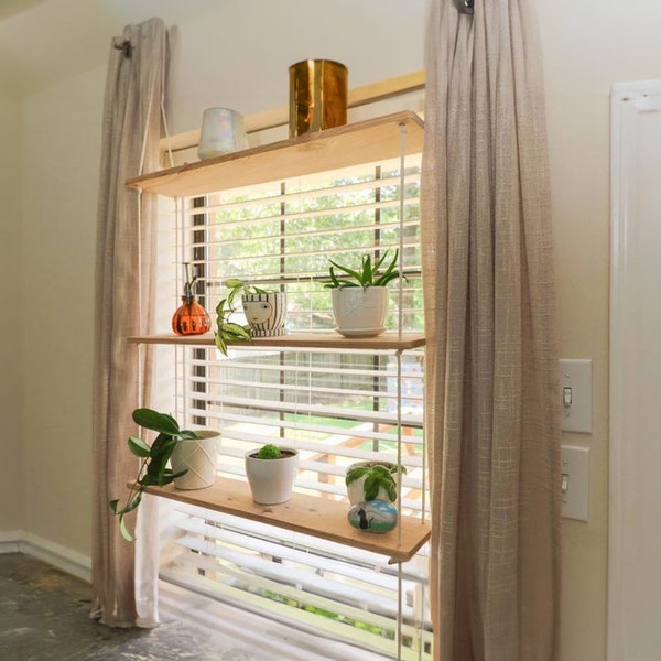 Window Shelf Hanging Plant Shelf - Etsy