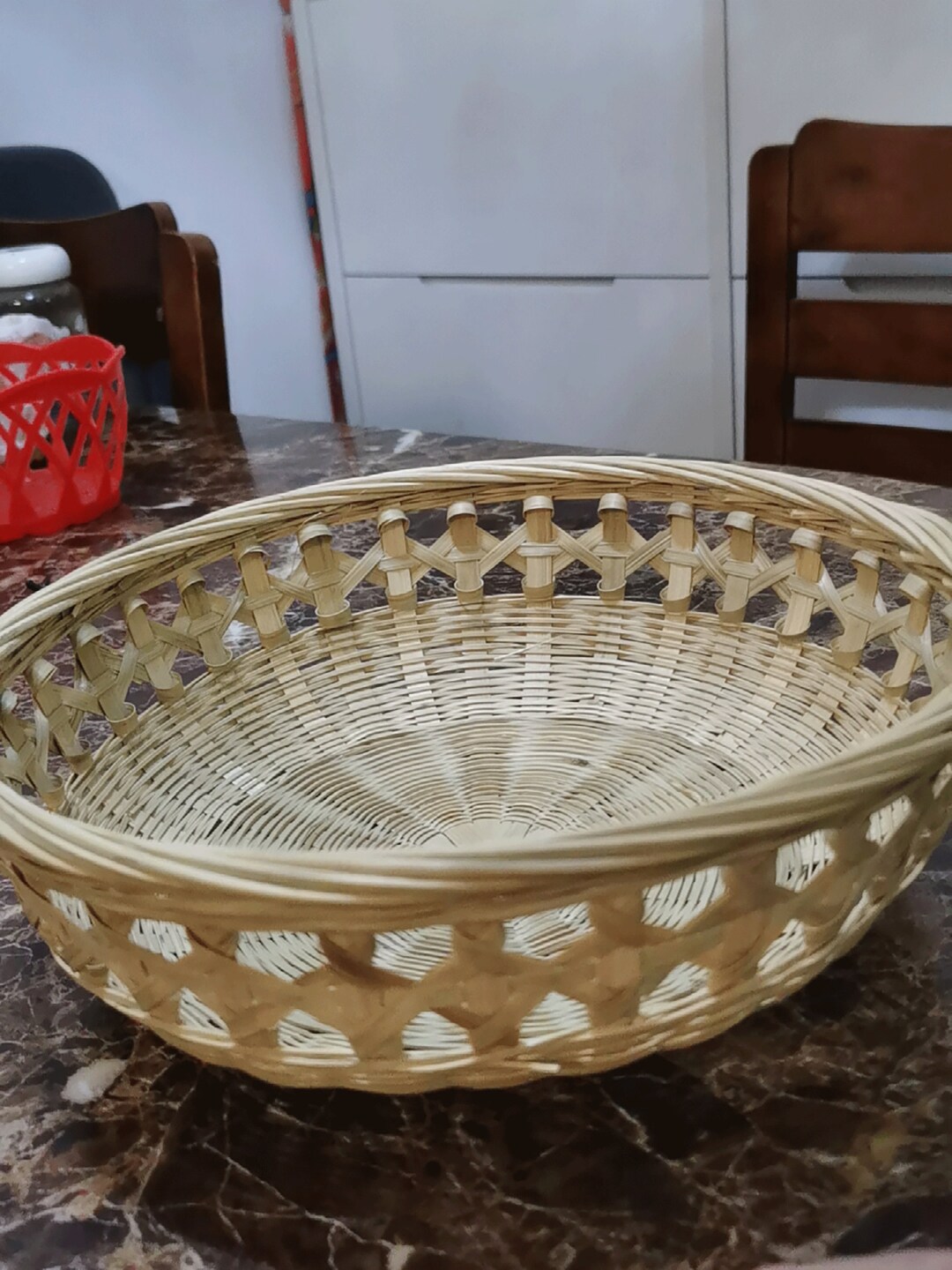 Bamboo Dustpan Steamed Bun Storage Basket Bamboo Products Basket ...