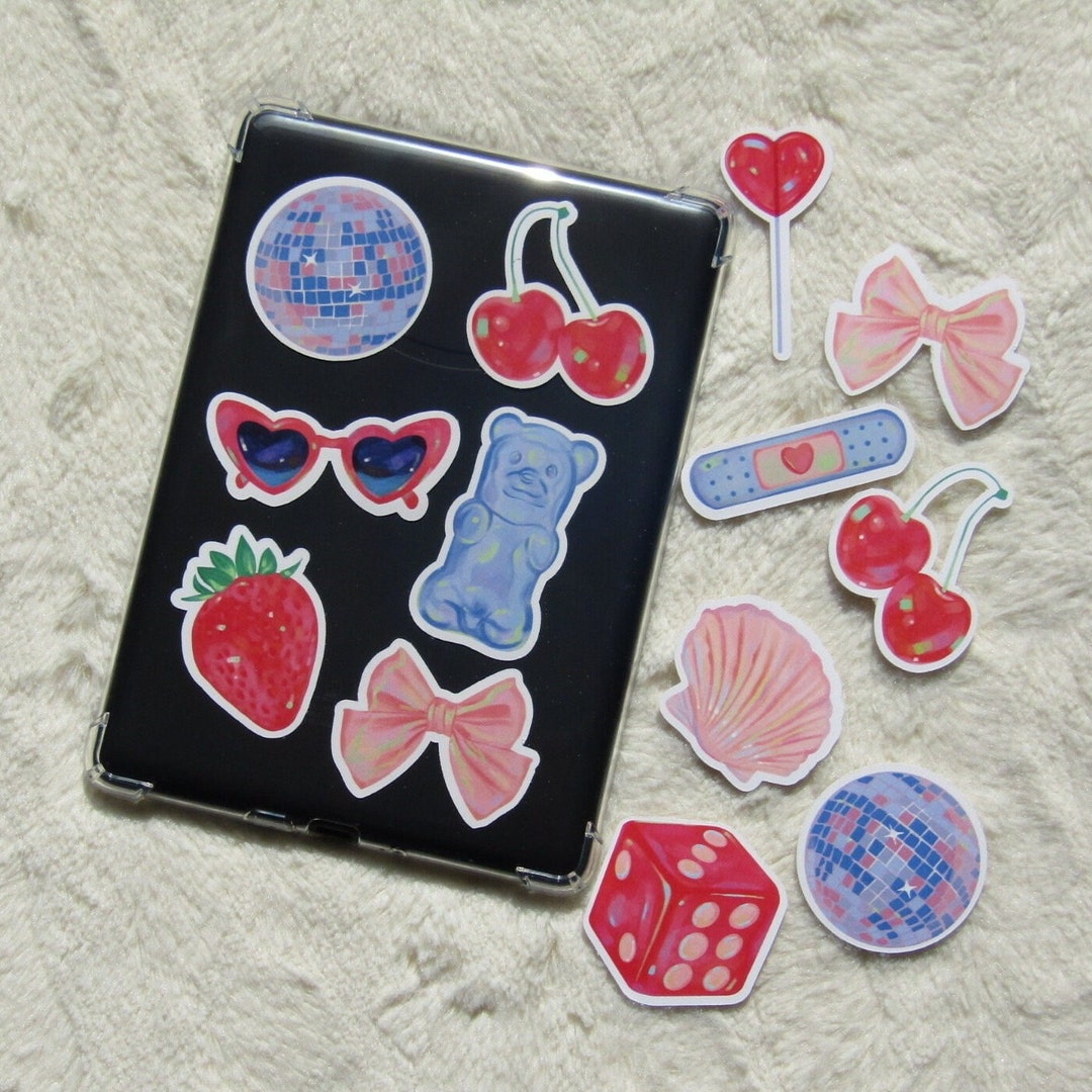Kindle Sticker Pack, Laptop Aesthetic Decals, Bookish Gifts, Reading ...