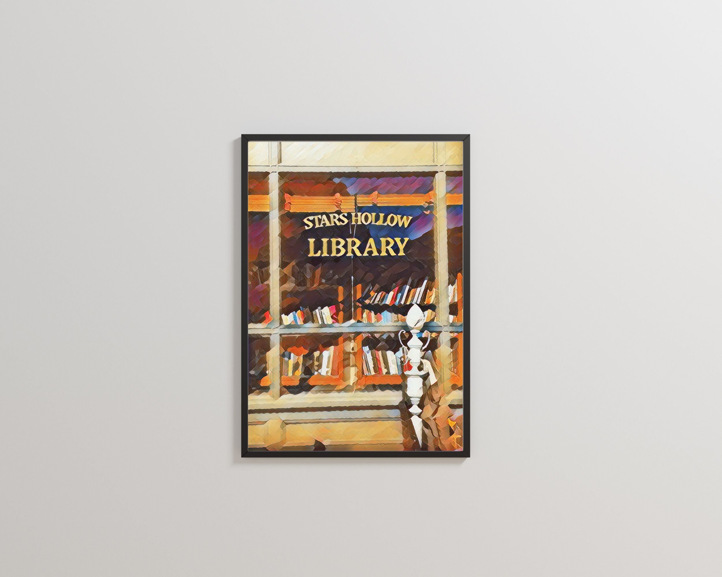 Gilmore Girl Poster Printable, Gilmore Girl Merch, Stars Hollow Library ...