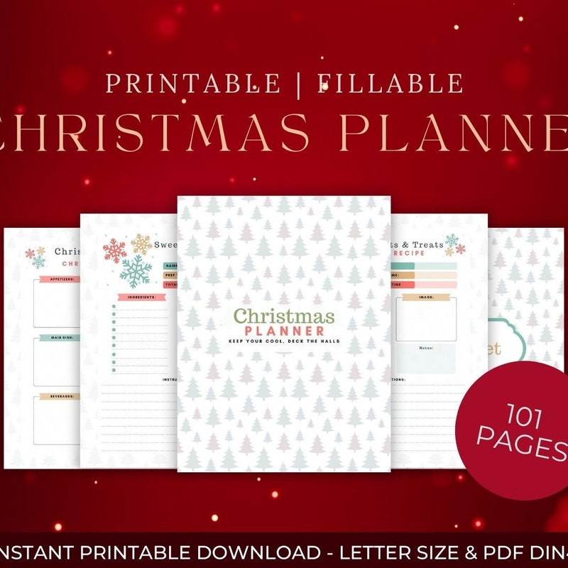 Christmas Planner - Etsy