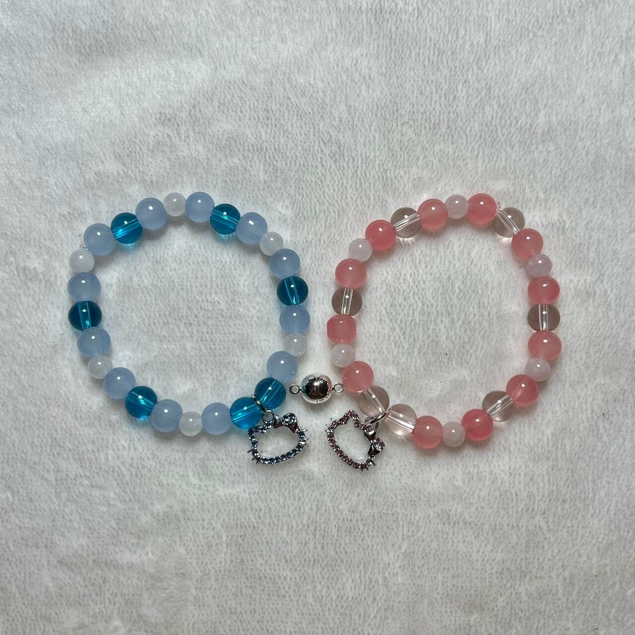 Cloudy Pink and Blue Matching Hello Kitty Bracelet LAST CHANCE to BUY ...