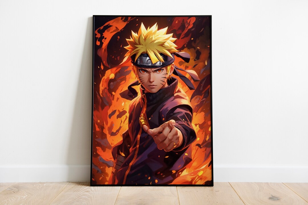 Naruto Uzumaki Print Naruto Poster Anime Wall Art Home - Etsy