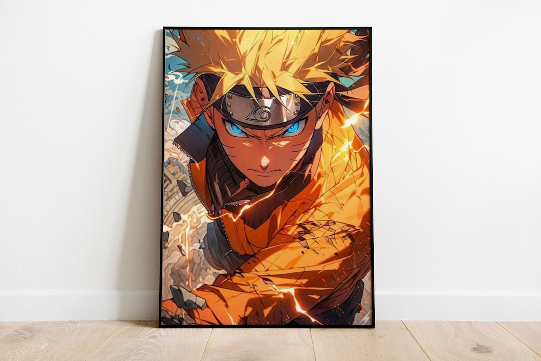 Naruto Uzumaki Print Naruto Poster Anime Wall Art Home - Etsy