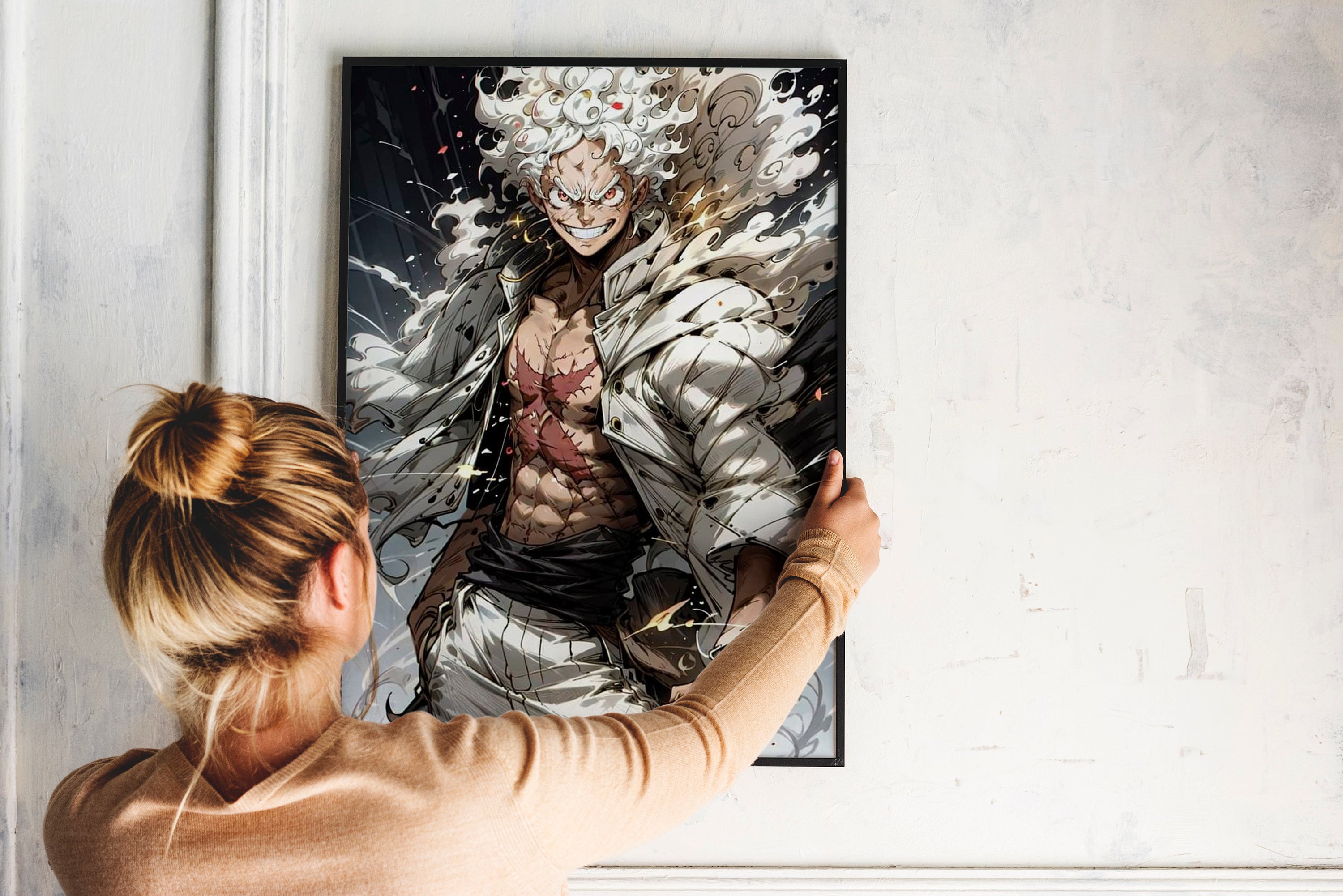 Monkey D. Luffy - Gear 5 Poster | One Piece Poster Anime sold by Ipsita ...