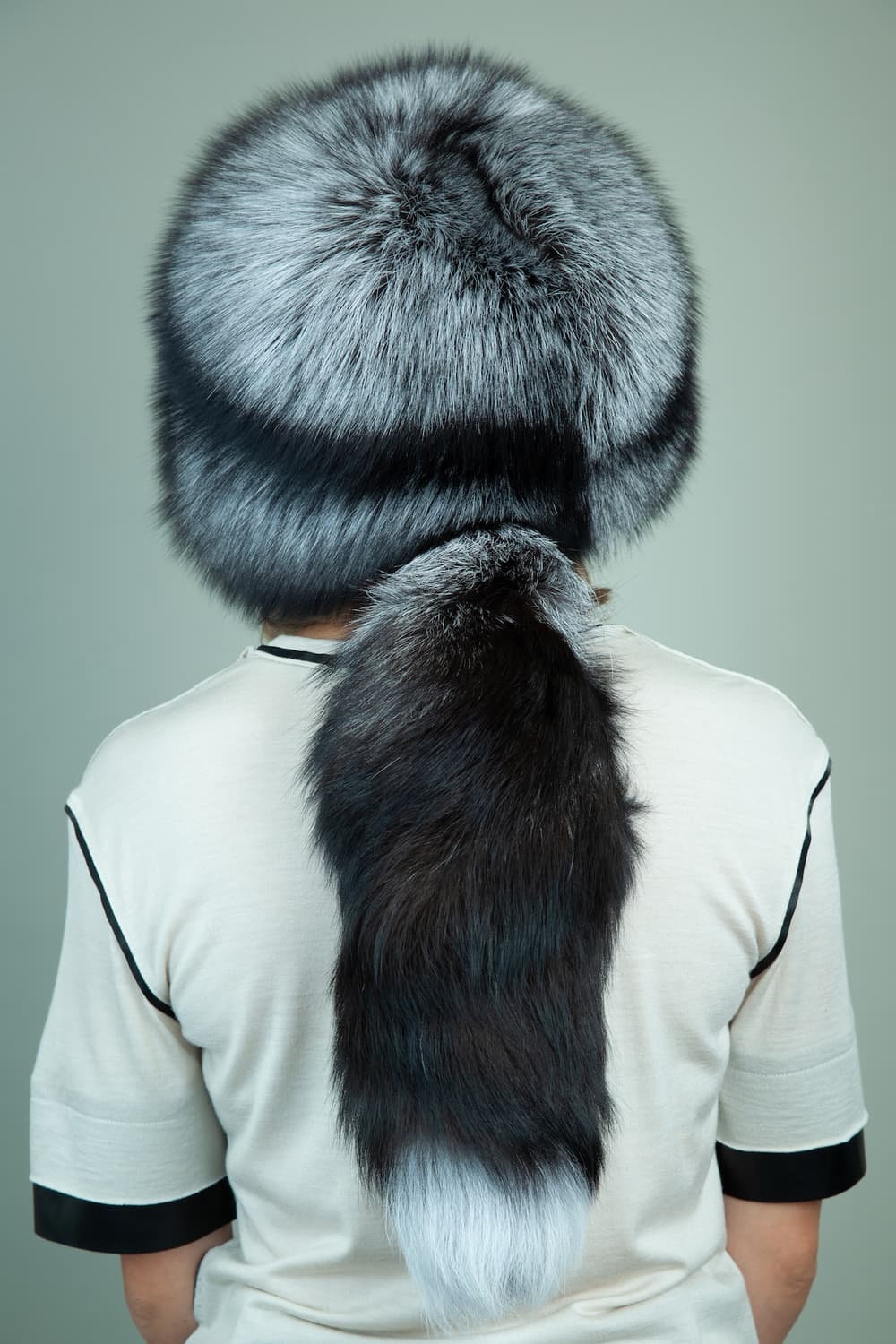 Luxury & Georgious Saga Silver Fox Fur Hat Classic Round - Etsy