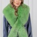 Royal Luxury Saga Fox Fur in Light Salad Color - Etsy