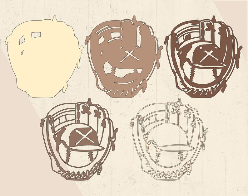 3D Baseball SVG Multilayer File / Mandala Laser Cut File / Baseball SVG ...