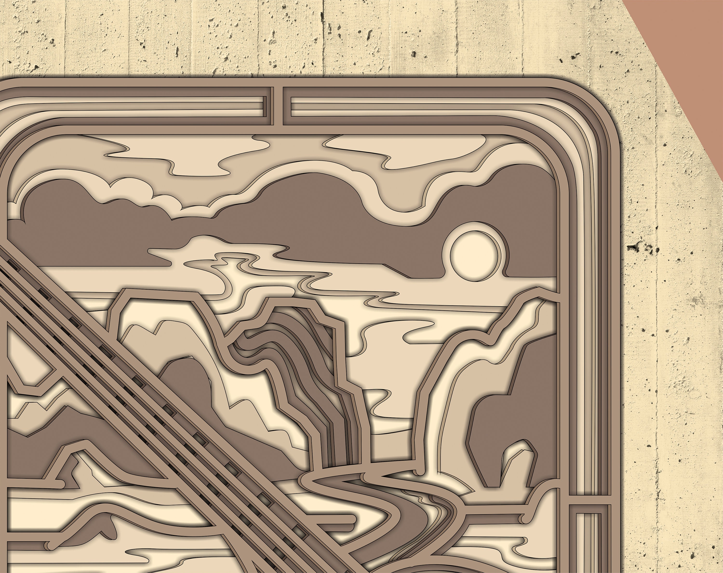 Banjo 3D Layered SVG File / 5 Layers Laser Cut File / Music Instrument ...