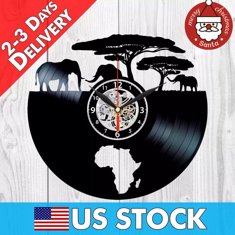 Africa Clock - Etsy