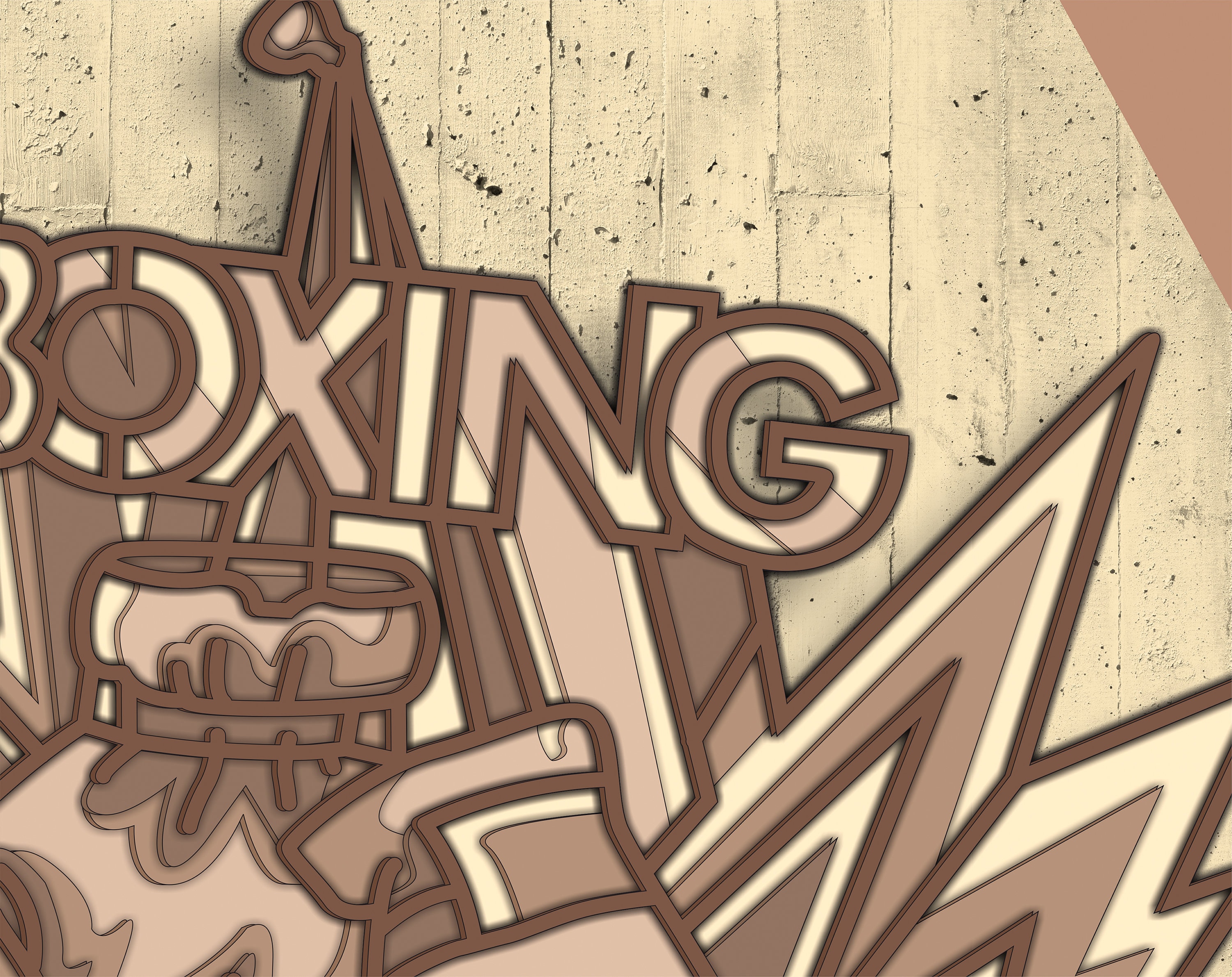 Boxing 3D Layered SVG Laser Cut File / Boxing SVG / Sport Lover Gift ...