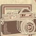 3D Retro Camera Layered SVG File / Instant Download / Laser Cut Files ...