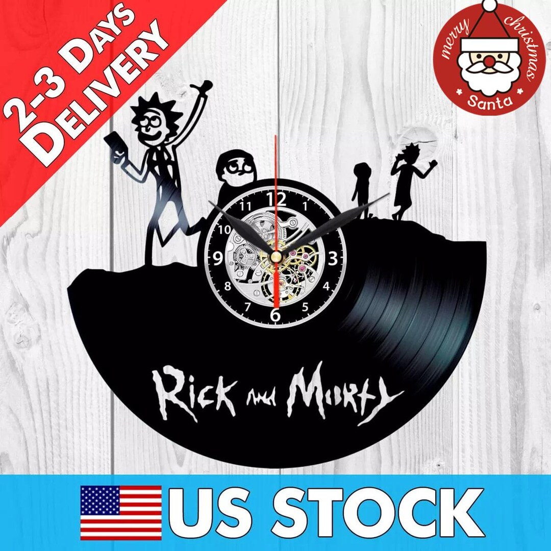 Cartoon Characters Vinyl Record Clock, Xmas Gifts Ideas, Teens Room ...