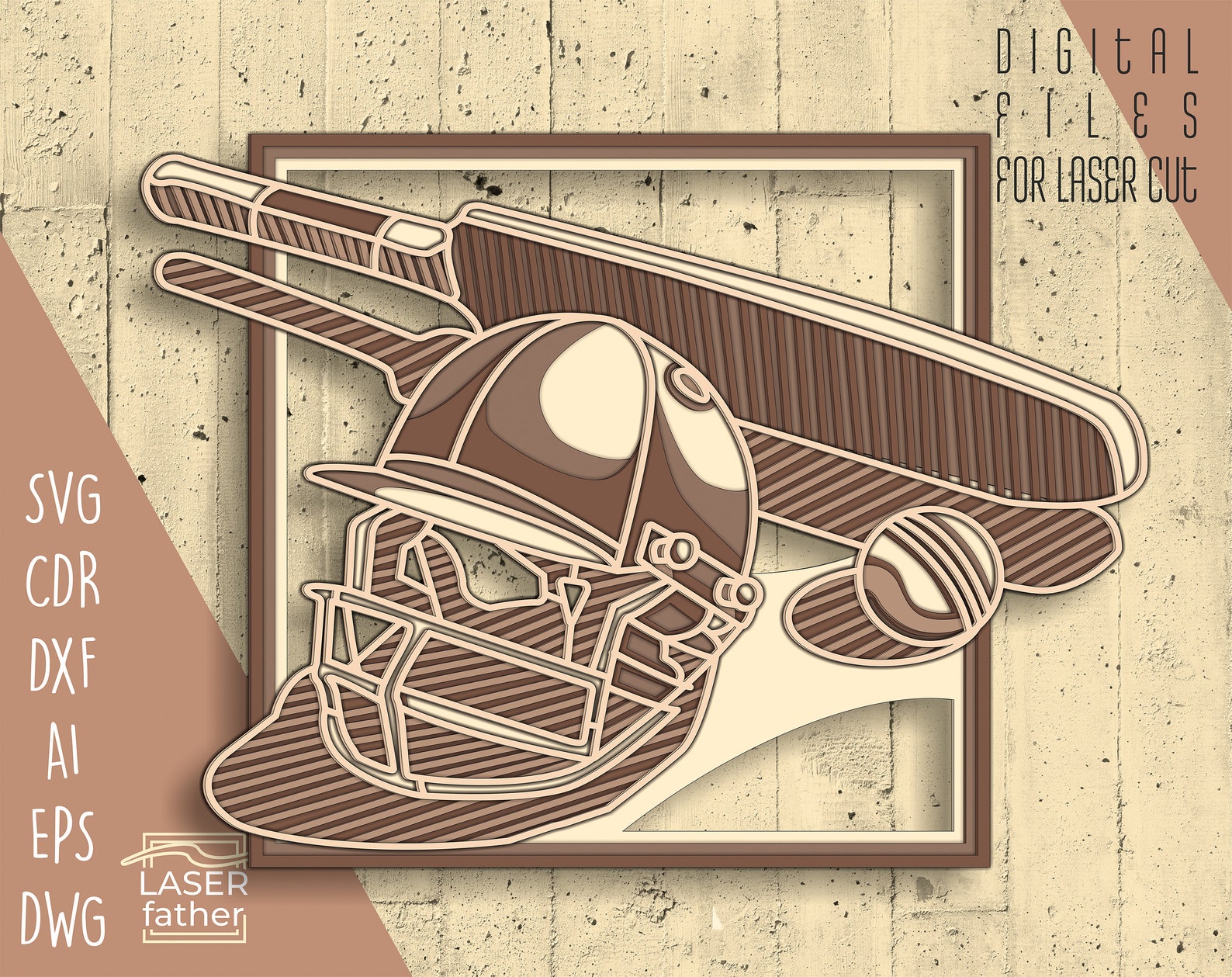 Cricket 3D Layered SVG File / 5 Layers Laser Cut File / Creative Gift ...