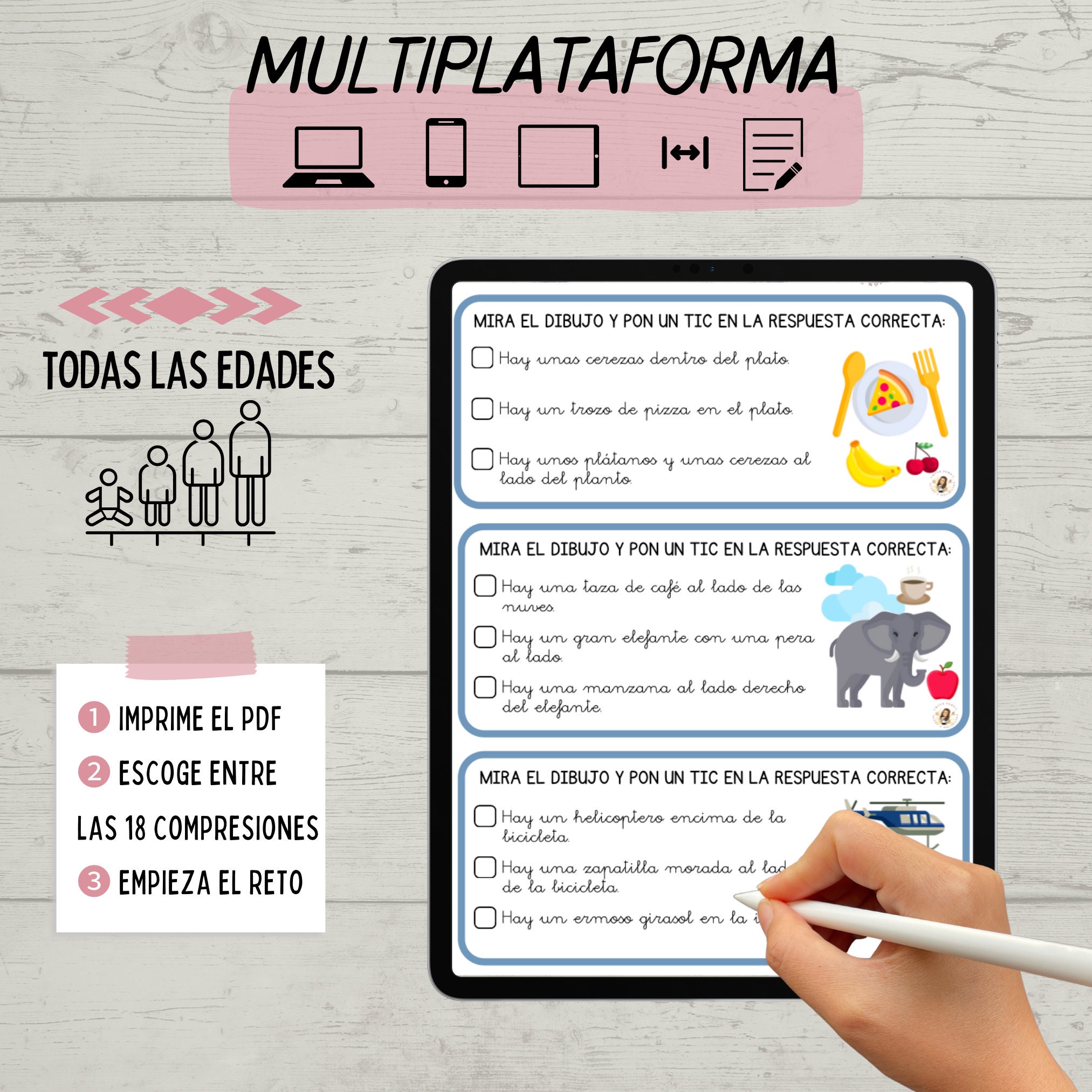 TARJETAS De Comprensión Lectora De IMAGENES Divertidas - Etsy