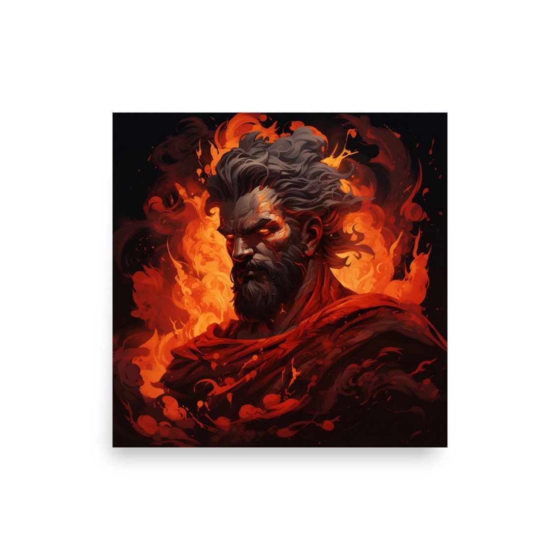 Hades Big Three Poster Set Poseidon Zeus Greek Mythology - Etsy