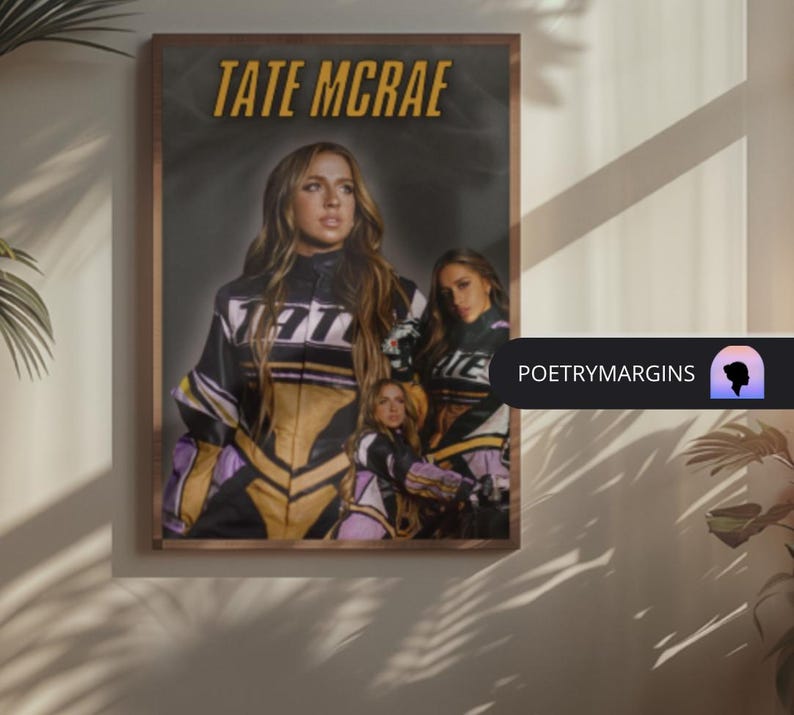 Tate Mcrae Album Poster Digital Download, 'so Close to What', Aesthetic ...