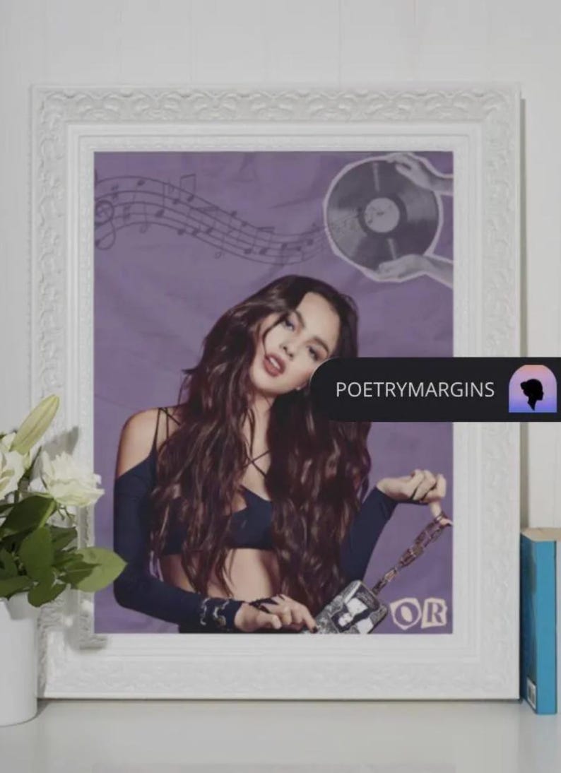 Olivia Rodrigo Poster Set - Printable JPEG Designs, Instant Download ...