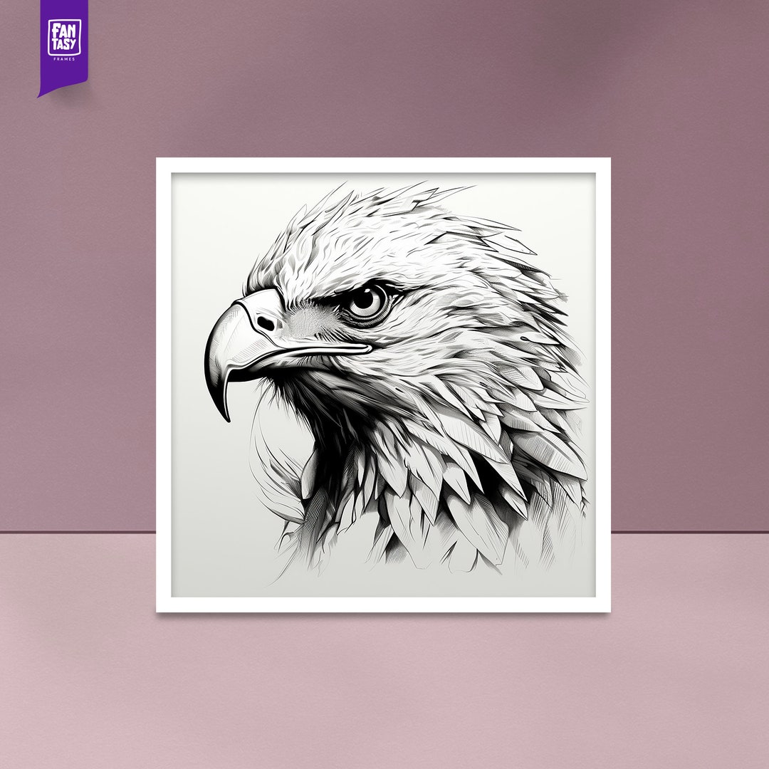 American Eagle Wall Image Wall Decor Art Frames Art Hanging - Etsy
