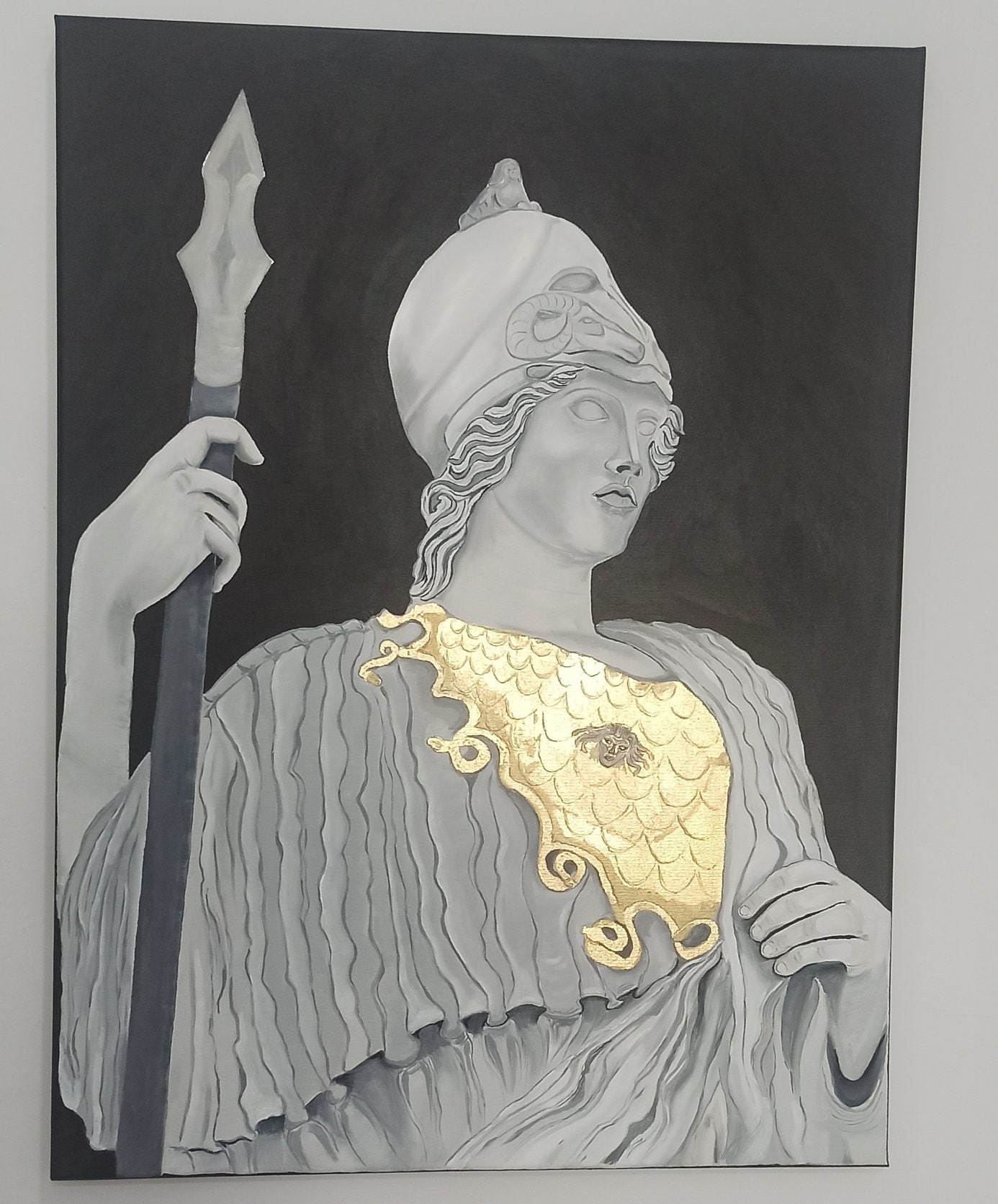 Athena Greek Painting