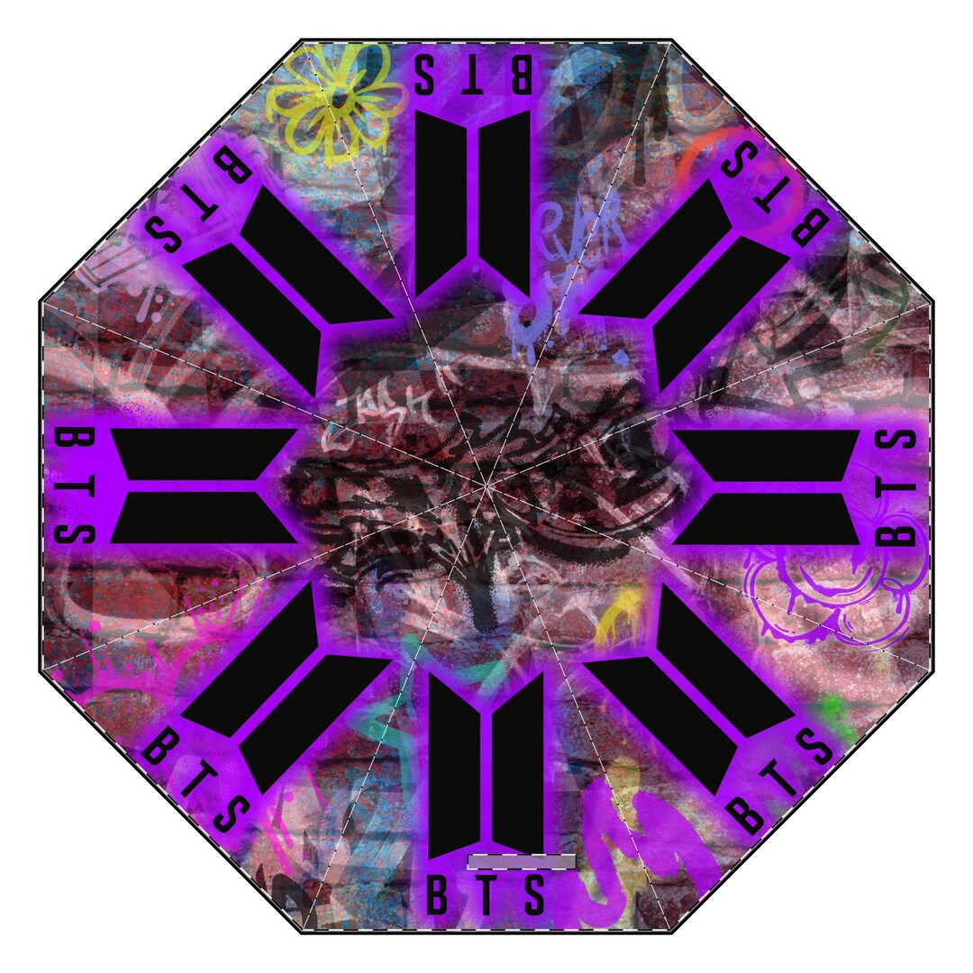 BTS Semi-automatic Foldable Umbrella - Etsy