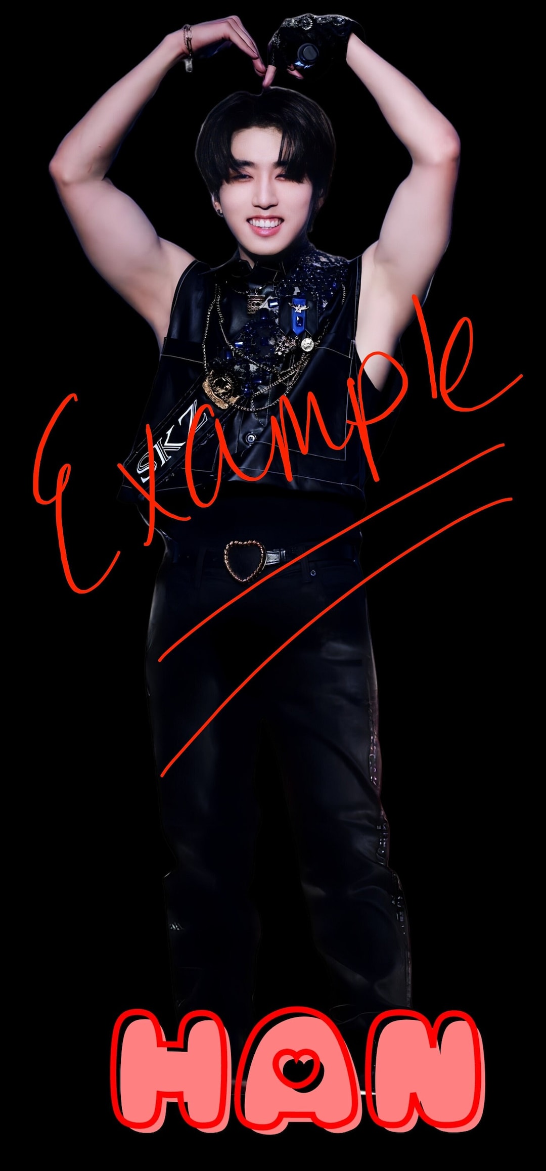 Stray Kids HAN Heart 1 Life-size Cutout - Etsy