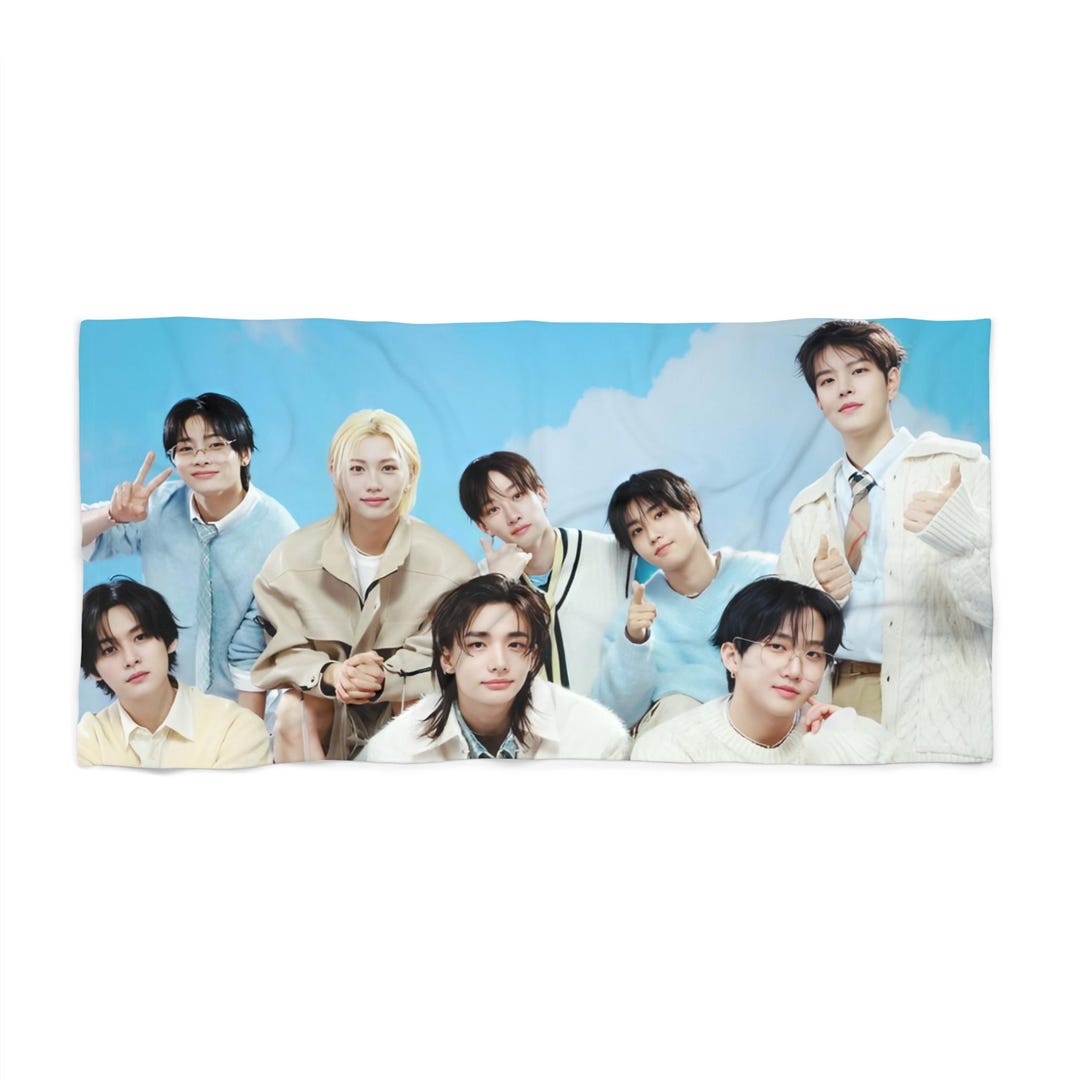 Beach Towel, K-pop Stray Kids Giant Towel, Soft and Absorbent Beach ...