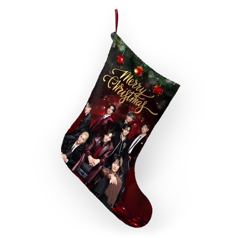 K-pop Christmas Stocking, Stray Kids Holiday Stocking, K-drama ...