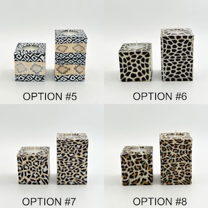 Zebra Glow: Handcrafted Swazi Cube Candles Inspired by Nature's ...