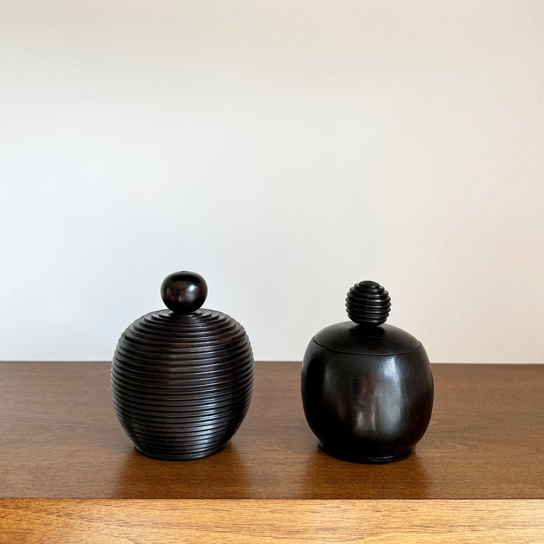 African Ebony Wood Vessel | Handcrafted by Mozambican Artisans | Chinde ...