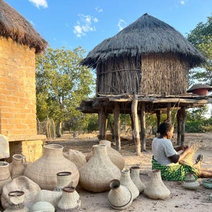 Handwoven Malawi Winnowing Basket Set | African Wall Baskets ...