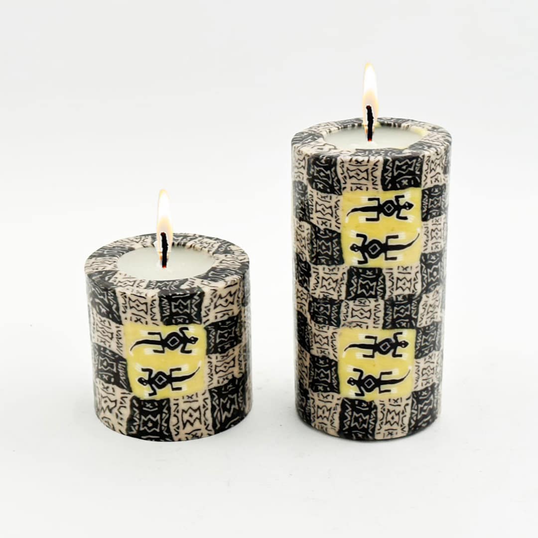 Handmade Swazi Pillar Candles: Artisan Craft, Perfect for Candle Lovers ...