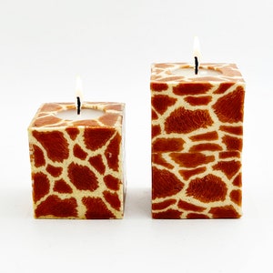 Zebra Glow: Handcrafted Swazi Cube Candles Inspired by Nature's ...