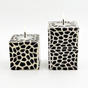 Zebra Glow: Handcrafted Swazi Cube Candles Inspired by Nature's ...