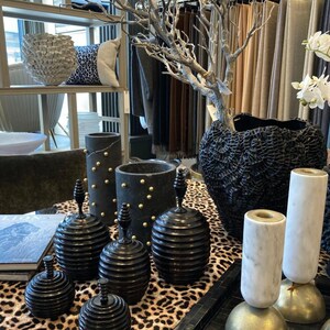 African Ebony Wood Vessel | Handcrafted by Mozambican Artisans | Rarico ...