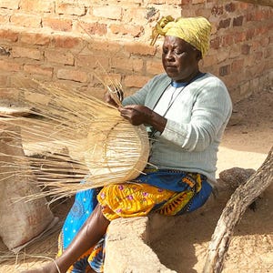 Handwoven Malawi Winnowing Basket Set | African Wall Baskets ...