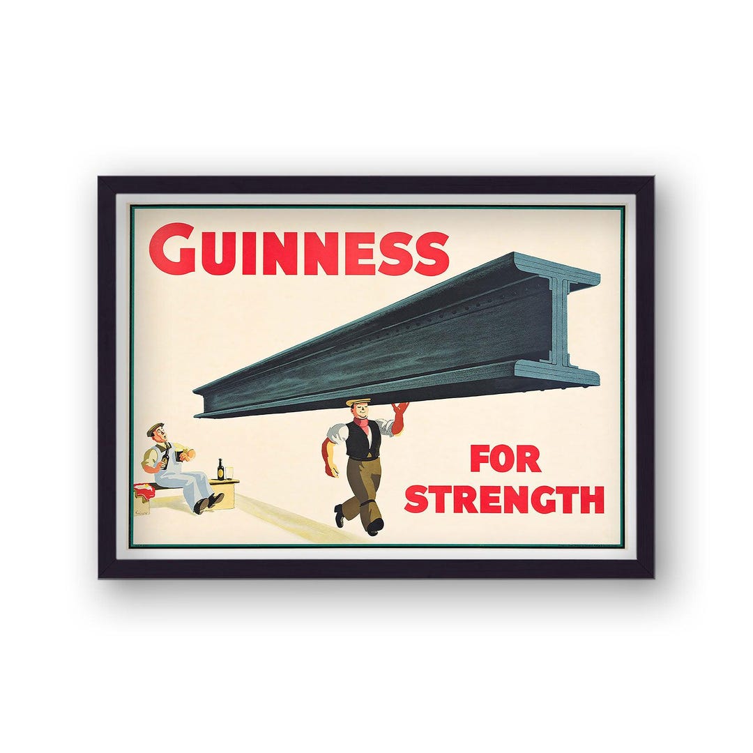 Guinness for Strength Girder Lscape - Etsy