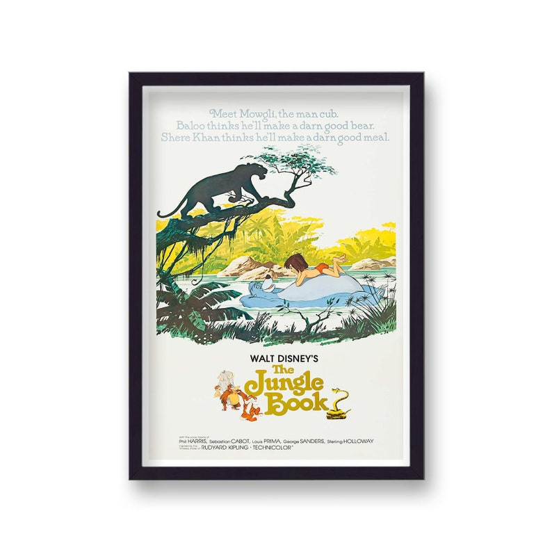 Vintage Movie Print the Jungle Book No3 - Etsy