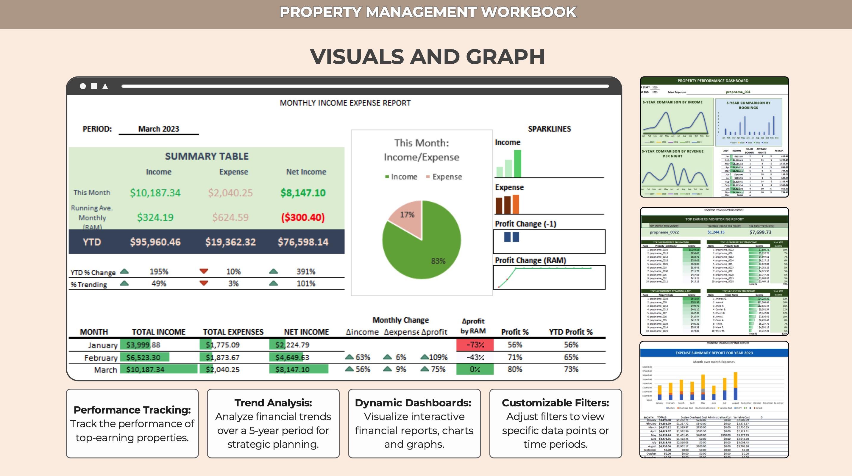 Ultimate Airbnb STR Property Management Excel Dashboard Automated ...
