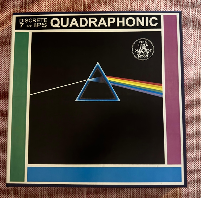 Pink Floyd "dark Side of the Moon" 4-4-4 Discrete QUADRAPHONIC 7 1/2 ...