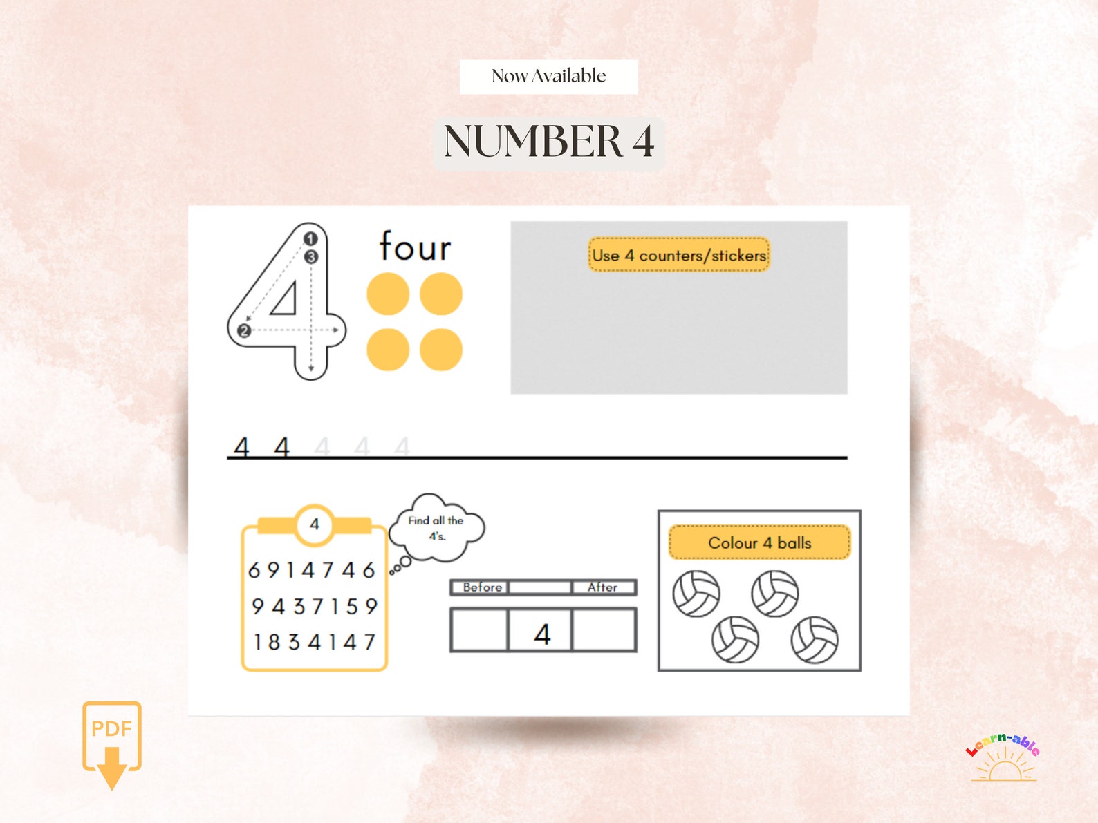 Learning Numbers 1 to 10 Writing & Number Recognition Number Tracing ...