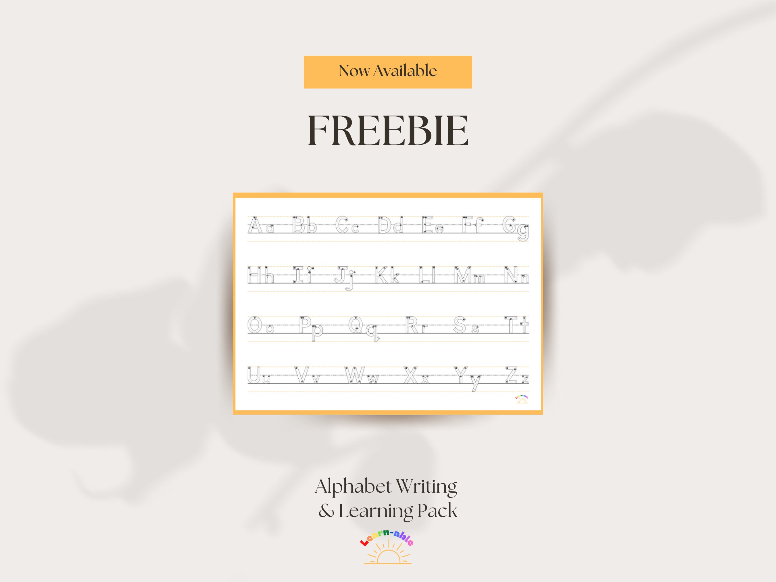 Alphabet Learning & Tracing Worksheets Learning Letters A-Z - Etsy