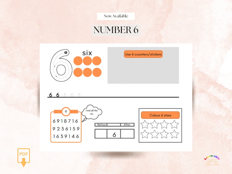 Learning Numbers 1 to 10 Writing & Number Recognition Number Tracing ...