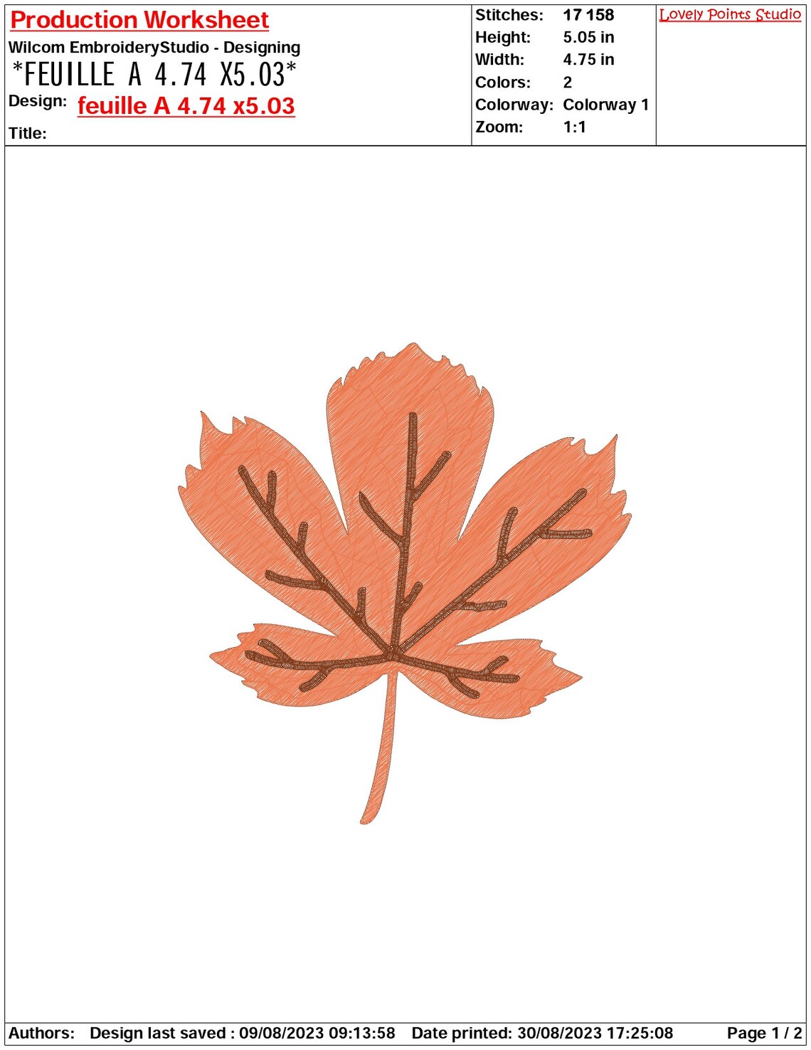 Maple Leaf Embroidery Design for Machine, Digital File , Multi Formats ...