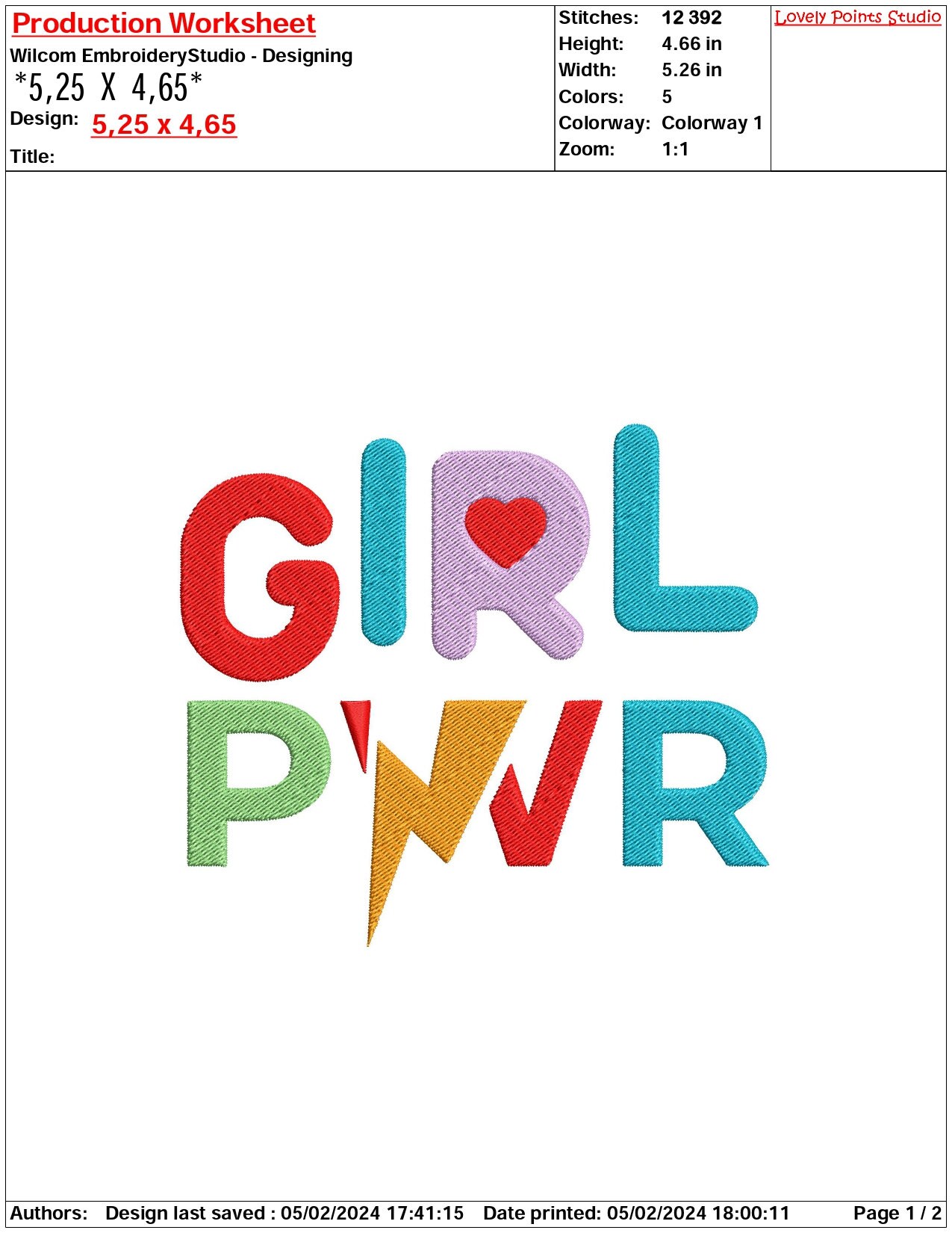 Girl Power Embroidery Design for Machine in 6 Sizes and Multi Formats ...