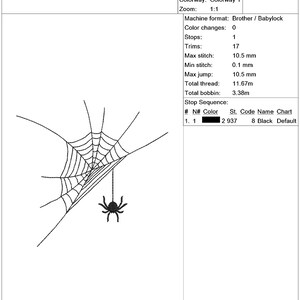 Halloween Spider Web Machine Embroidery Design: Multi-formats (digital ...