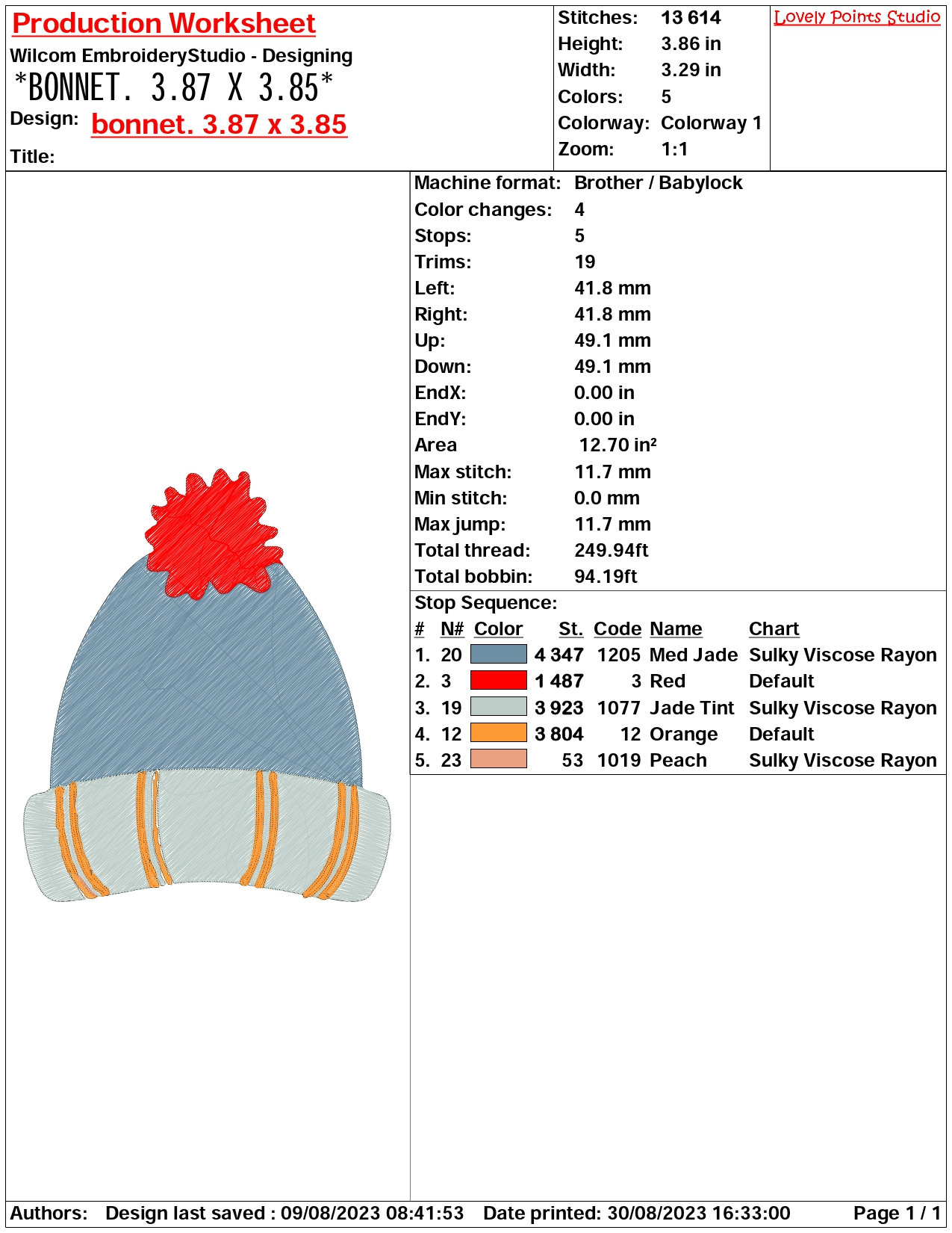 Winter Whool Hat Embroidery Design for Machine , Digital File , Multi ...