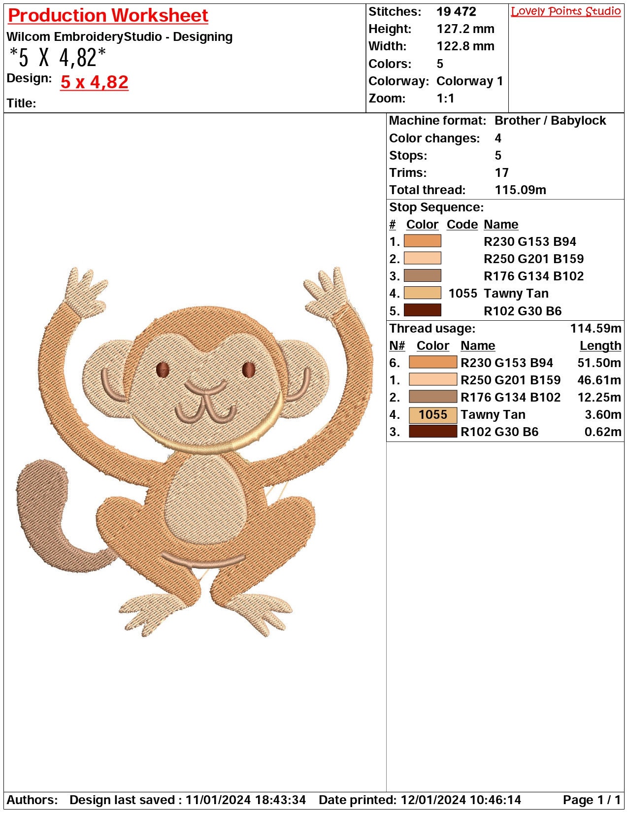 Monkey Embroidery Design for Machine , Kids Embroidery Designs ...