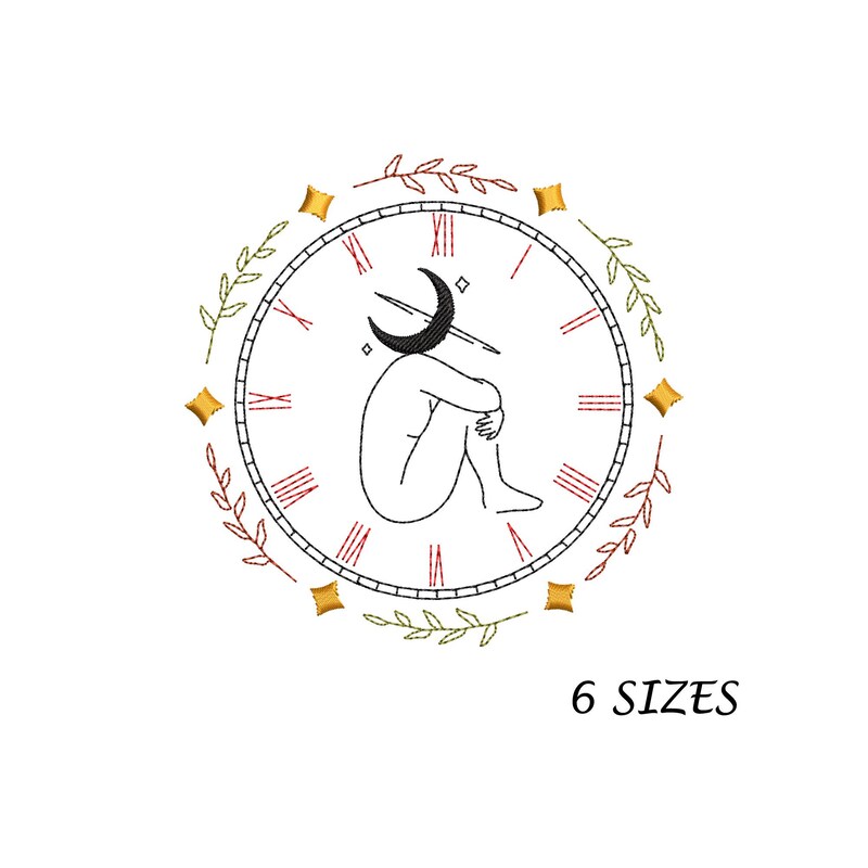 Embroidery Clock - Etsy