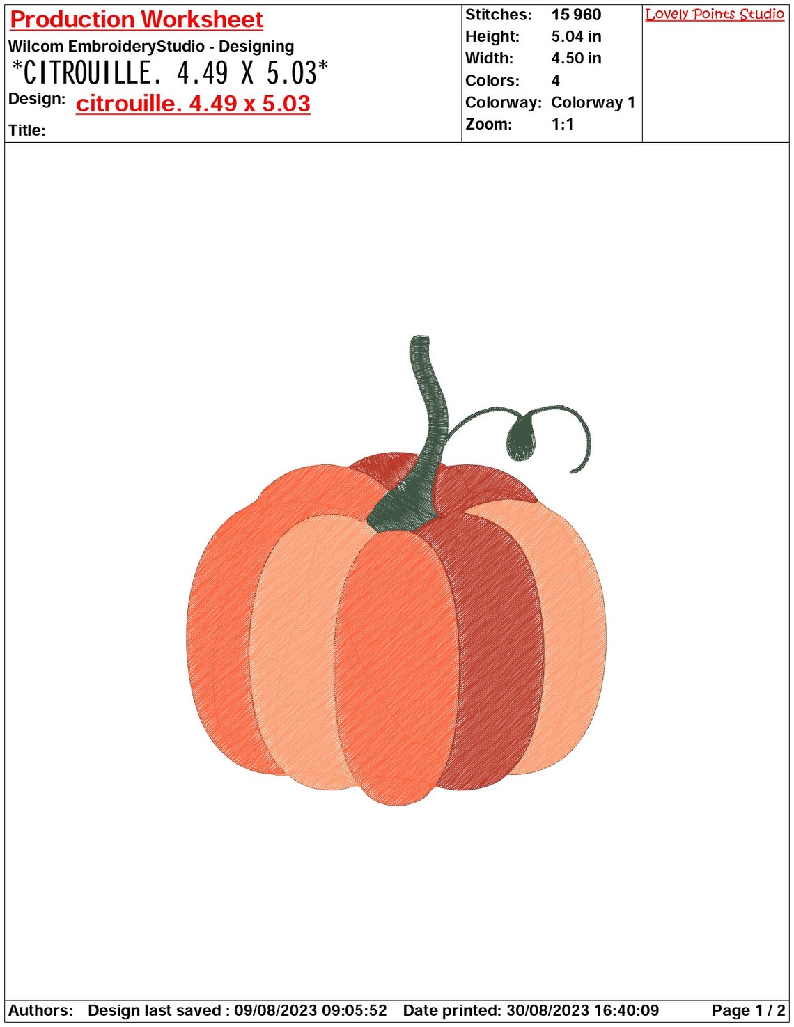 Fall Pumpkin Embroidery Design for Machine , Digital File, Multi ...